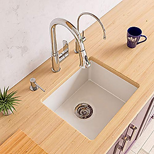 ALFI brand AB2017 Kitchen Sink, White