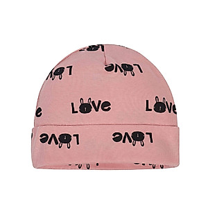 Onesies Brand Unisex Baby 12-Piece Cap and Mitten Set, Pink Bunny, 0-6 Months US