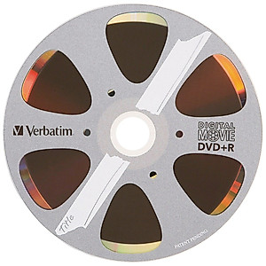 Verbatim 4.7GB 8X Digital Movie Recordable Disc DVD+R, 10-Disc Blister 96857