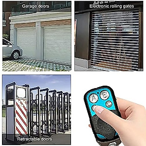 Cloning Remote Control Keychain, Replacement Garage Door Electric Gate, Duplicates and Replaces Original Factory Remote Controls for Vehicle Central Locking Systems (KSTCP*2)