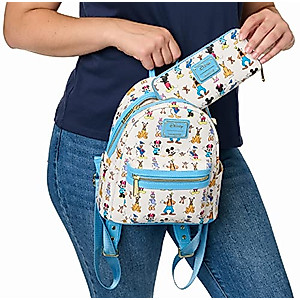 Loungefly Disney Mini Backpack Mickey Friends Forward & Backward Shoulder Bag