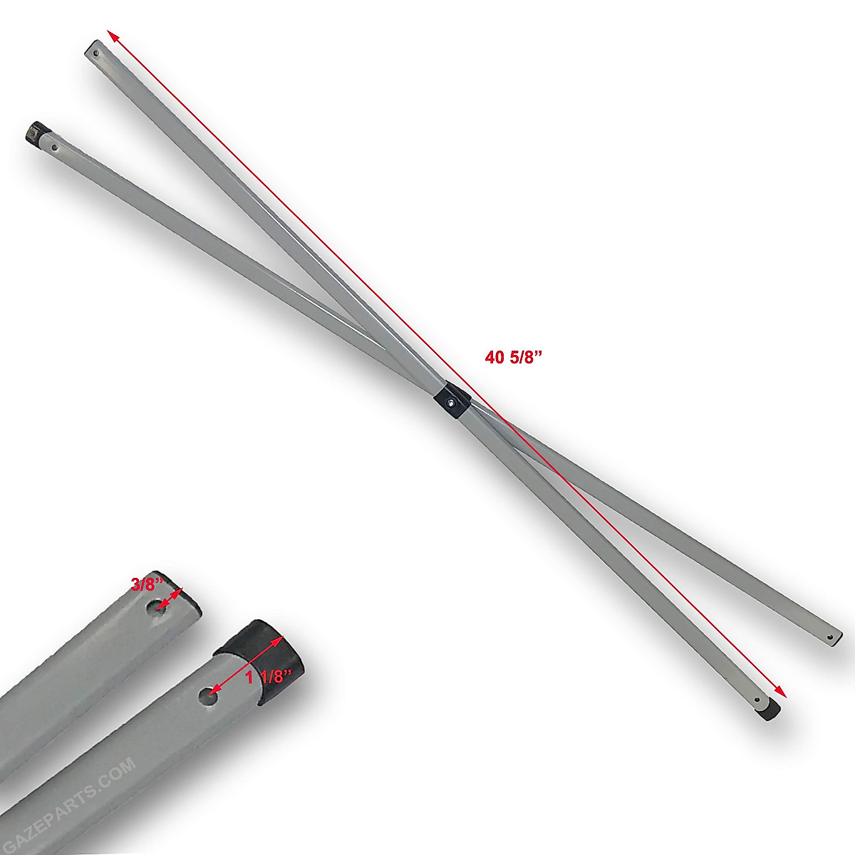 Ozark Trail 10' X 20' Straight Leg Instant Canopy Side Truss Bar of Outer Section Replacement Parts