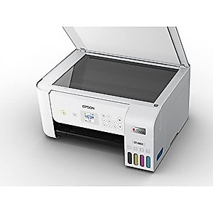 Epson EcoTank ET-28 03 All-in-One Wireless Color Inkjet Cartridge-Free Supertank Printer - Print Copy Scan - Voice-Activated Printing - Mobile Printing - 1.44" Color LCD - Print Up to 10 ppm