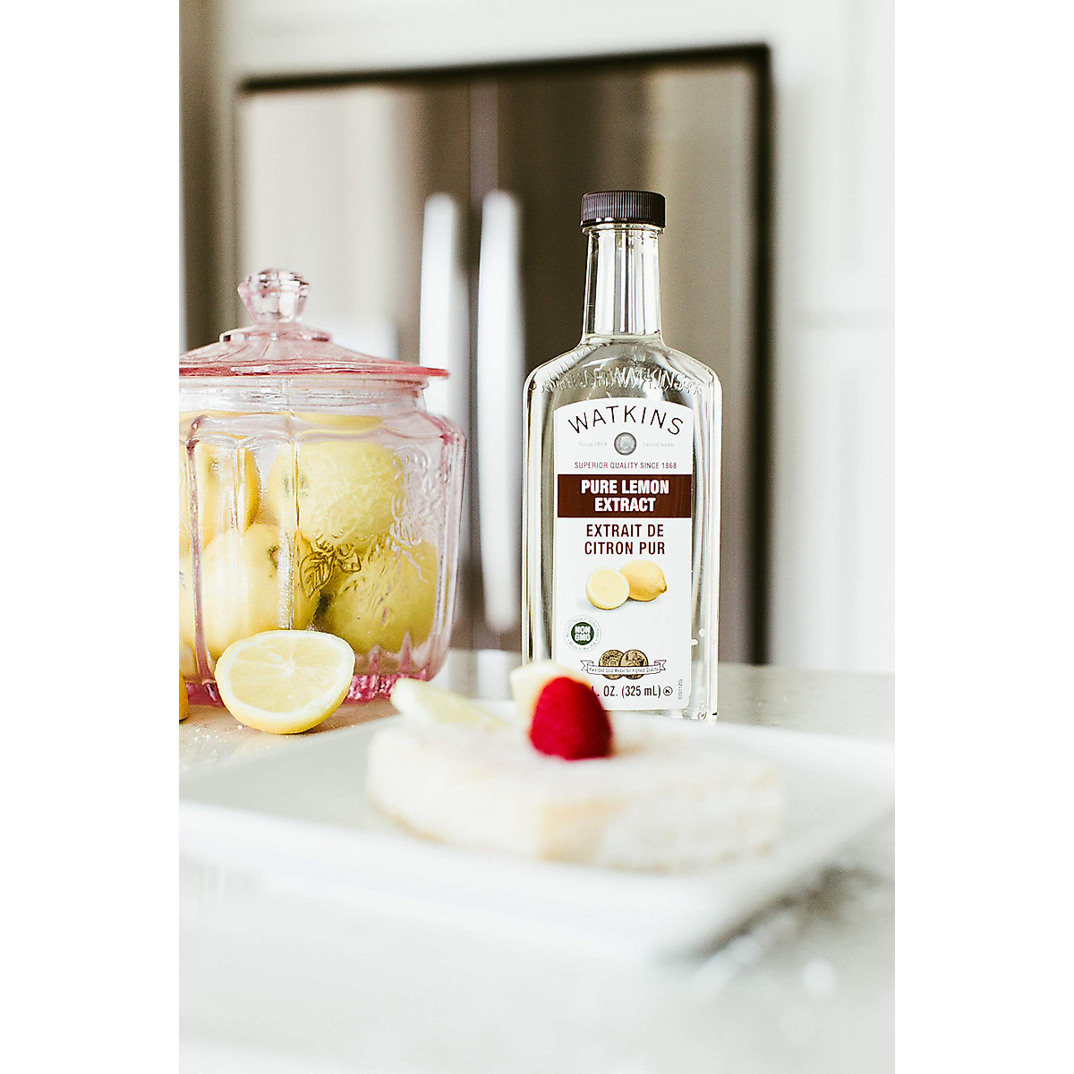 Watkins Pure Lemon Extract, 11 oz. Bottle, 1 Count (Packaging May Vary)