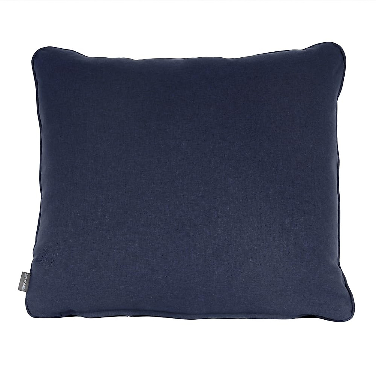 SUPMAISON Pack of 2 Outdoor Deep Seat Cushion Set, 24 x 24, Fade Resistant, Deep Seat Bottom and Back Cushion for Chair, Sofa, and Couch, zipper, foam (Navy Dobby)