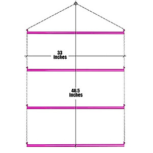 Echo Beach Equestrian Blanket Rack 33" (Black). Available in Black, Blue, Red & Pink. Suitable for Horse Blankets, Saddle Blankets and Pads. Extra Wide for Western Saddle Blankets and Horse Blankets.