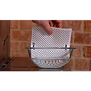 Q-Swiper Reusable Grill Cleaning Cloth 2 Pack - Eco-Friendly | Durable | Versatile | Abosrbent - Just wet them yourself to clean all grill surfaces!