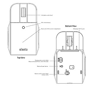 elasto Ergonomic Bluetooth Wireless Mouse M4 Set – Helps with Carpal Tunnel, Arthritis, Finger & Wrist Pain, Adjustable DPI – Light Click (Wireless)