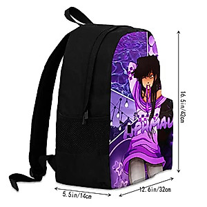 YAOJIAADM Anime Game Travel Laptop Backpack Women Man Resistant Daypack Business Bag