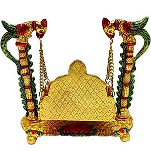 Krishna Jhoola Thakur ji, Laddu Gopal Jhula, For Home And Office Decor Jhula Metal