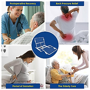 Twin Adjustable Bed Frame with Head and Foot Incline, No Legs, Electric Bed Frame with Wired Controller- Place it on Your existing Bed - Adjustable Bed for Seniors, Elderly & Handicap, Homecare Bed