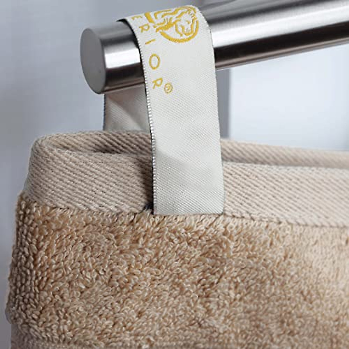 SUPERIOR Egyptian Cotton 2-Piece Bath Sheet Towel Set, Oversized Body Towels for Adults and Kids, Large Towel for Bath, Shower, Guest Bathroom, Spa, Gym, Resort, Essentials, Airbnb, Taupe