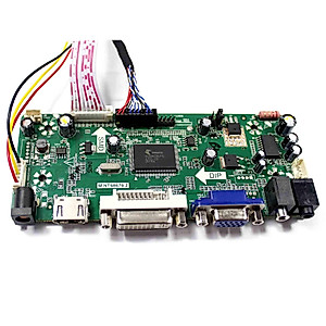 VSDISPLAY HD-MI VGA Audio LCD Controller Board for 18.5" 1366x768 2ccfl Backlight 30pin LVDS LCD, Such as M185XW01 M185WX1-501 LP185WH1 M185B1 G185XW01 V0 V185V1-L02/L03/L11 HT185WX1-100