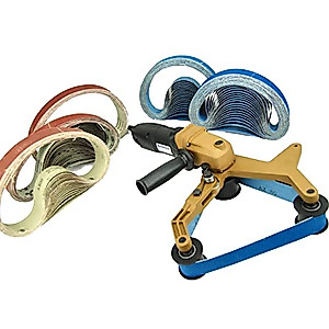 40A & 100 Belts Pipe Polisher Grind Sander by BLUEROCK Tools Belts fits Metabo