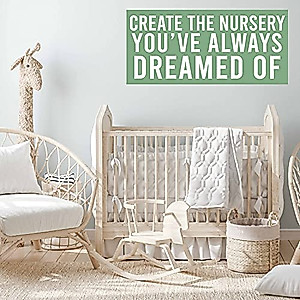 7 Rustic Baby Nursery Closet Organizer Dividers For Girls or Boys Clothing, Age Size Hanger Organization For Kid, Toddler, Infant, Newborn Clothes Must Have, Shower Registry Gift Supplies, 0-24 Months