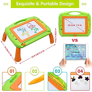 Toddler Girl Boy Toys,Magnetic Drawing Board Toddler Toys for 1-2 Year Old Girls Boys,Doodle Board Kids Toys for 1 2 3 Year Old Boy,Class Must Haves Essentials Gifts for Girls Boys Birthday Easter