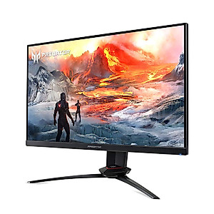 Acer Predator XB273 Xbmiprzx 27" FHD (1920 x 1080) IPS NVIDIA G-SYNC Gaming Monitor with Up to 0.1ms (G to G), 240Hz, 99% sRGB (1 x Display Port & 1 x HDMI Port), Black