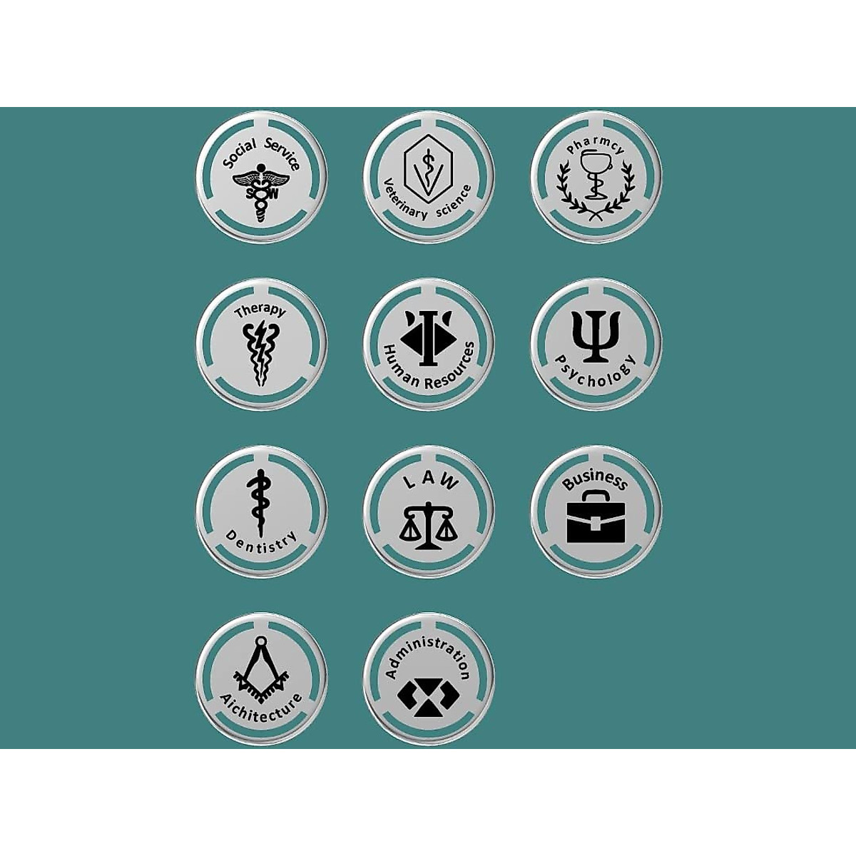 Job Career Professions 925 Sterling Silver Charm Bead For Pandora & Similar Charm Bracelets or Necklaces (Law Lawyer Judge Paralegal)