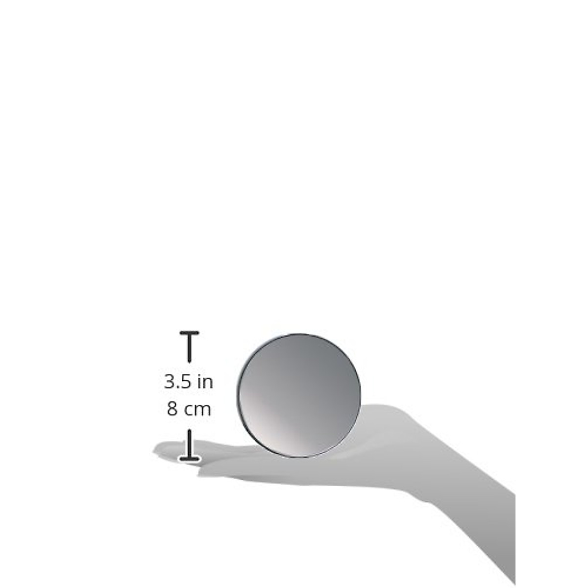 Floxite 15X Mirror Mate with Suction Cups, 3x3x3 Inch (Pack of 1), (FL-15NMM)