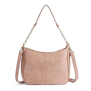 LUI SUI Soft Shoulder Bags for Women Fashion Hobo Tote Handbag Purse with Multiple Pockets Ladies Purse Gifts