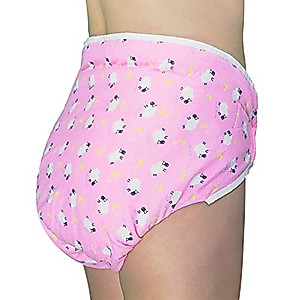 Rearz - Omutsu Bulky Fitted Nighttime Cloth Diaper (Pink - Sheep) (Medium/Large)