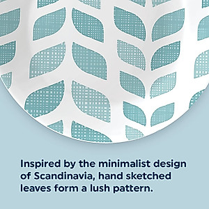 Corelle Global Collection Vitrelle 6-Piece Appetizer Plates Set, Triple Layer Glass and Eco-Friendly, 6-3/4-Inch Lightweight Round Plates, Northern Pines