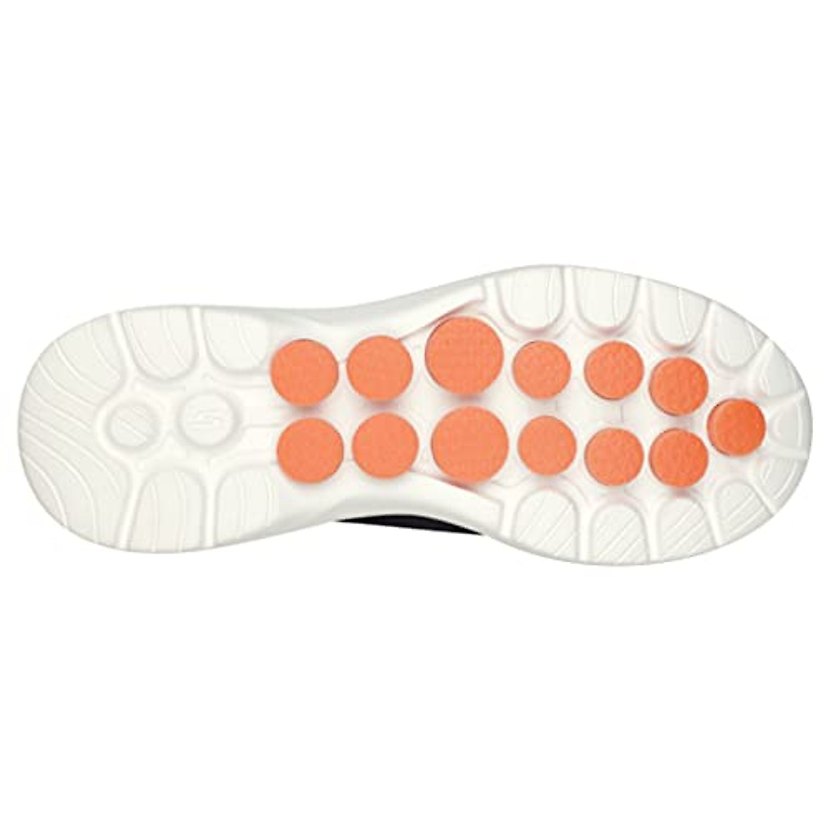 Skechers Men's Gowalk 6-Stretch Fit Slip-On Athletic Performance Walking Shoe, Navy/Orange, 12