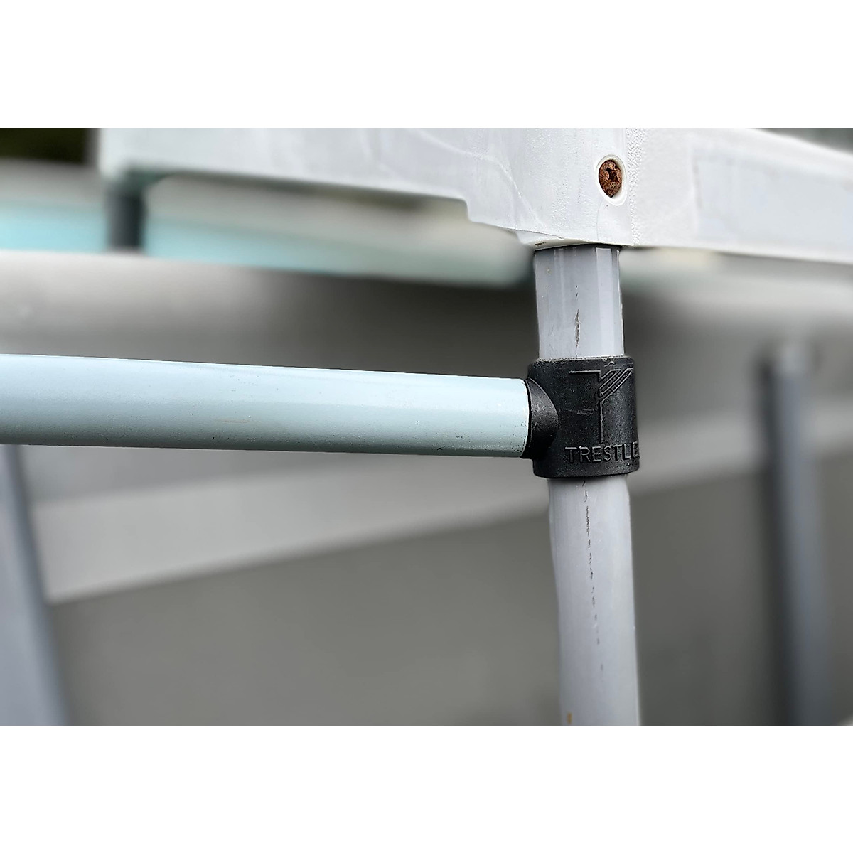 Above Ground Swimming Pool Ladder Latch **Sold as Set** Ladder Anchor Safety Stabilizer Pool Frame Reduce Injury**Stop Wear On Your Pool Liner**