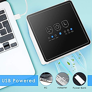 Cipamnel Portable Air Cooler, 3 in 1 Mini Evaporative Cooler Personal Air Cooler, 3 Fan Speed, Desktop Cooling Fan for Room, Home, Office, Dorm Cooler Humidifier & Purifier