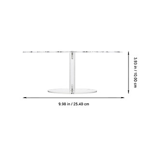 DOITOOL Pizza Accessories Cake Tray Ice Cream Cone Holder Clear Acrylic 16 Holes Ice Cream Stand Popsicle Holder Treats Holder Sushi Hand Roll Stand Pizza Accessories Cake Tray
