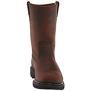 Cat Footwear Men's Revolver Pull-on Soft Toe Work Boot, Brown, 10