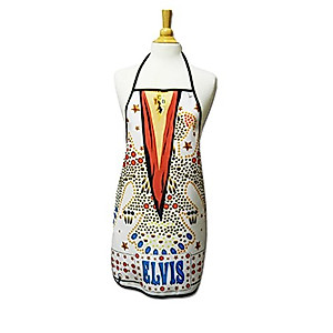 Midsouth Products Elvis Presley Apron White Jumpsuit