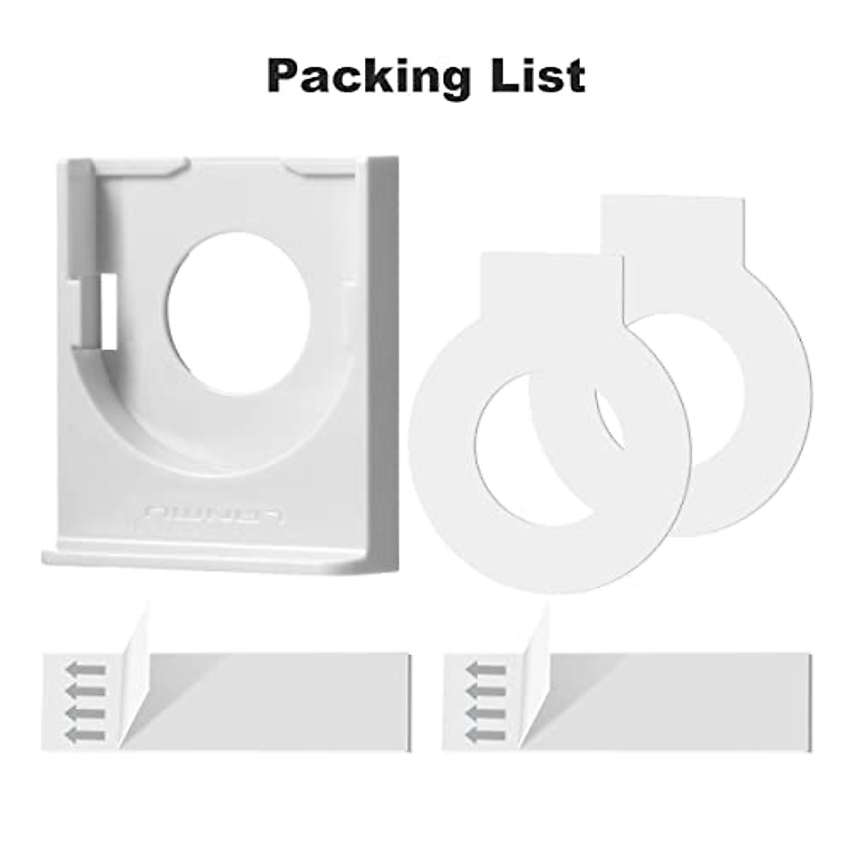 LANMU Window Mount Compatible with Blink Mini, Indoor Screwless Mounting Bracket Holder, Strong Adhesive Mount, No-Hole Needed