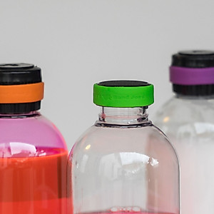 GRIFITI Band Joes 1.25 x .5 Inch, 2.5" circumference, 0.8" diameter 5 Pack Assorted Colorful Rubberbands Posters, Magic, Ring, Pen, Art, Cooking, Cord Wraps, Longer Lasting Strong Silicone Rubber Elastic Bands Mini Small Siliconebands