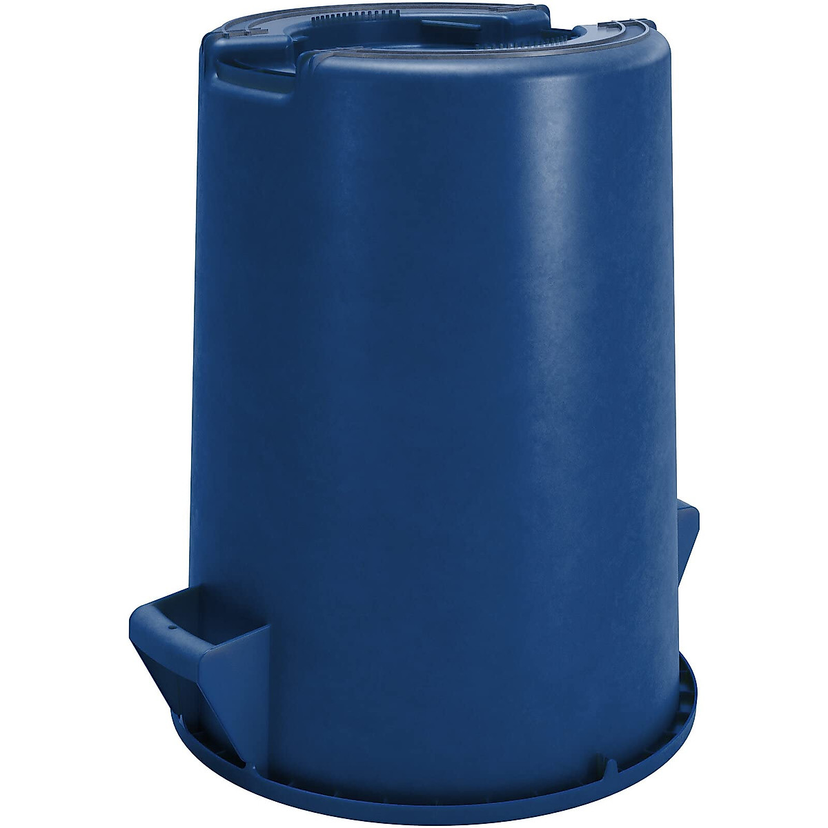 SPARTA Bronco Waste Bin Container, Trash Can, (Lids Sold Separately), Polyethylene, 32 Gallons, Blue, (Pack of 4)