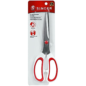 SINGER 00450 8-Inch All Purpose Scissor with Comfort Grip, ,