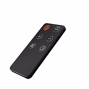 Kapoo Table Air Circulator Fan with Remote, Blade 8", 6 Speeds 4 Wind Modes, Horizontal Vertical Oscillating, Indoor Circulator Fan for Whole Room Temperature Equilibrium, b02, Black (GS-XXG037)