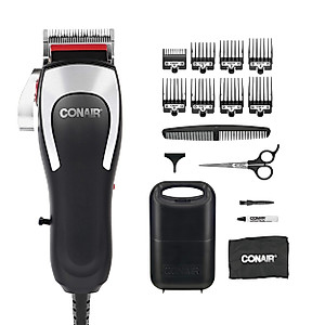 Conair Barber Hair Clippers, Barbershop Series Professional 16-Piece Hair Cutting Kit
