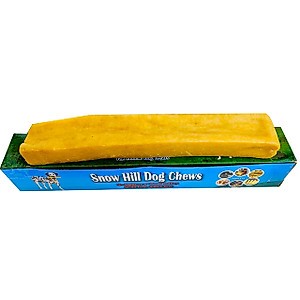 Snow Hill Himalayan Yak Cheese Dog Chews Double Extra Monster 11-13 Oz Grade A Quality, Natural Healthy & Safe for Dogs - Yaky Cheese Bone Golden Treats Keeps Dogs Busy & Enjoying