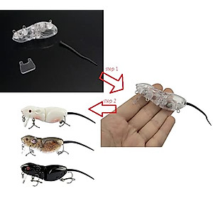 5PCS Unpainted topwater Minnow Fishing Lure 115mm 8.61g Crankbait Artificial Hard Bait Carp Pike Bass Wobblers Deep Diving Fishing jerkbait 8373 Free Eye