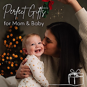 Milk Snob Calm 'n Cuddle Baby Teether - Car Seat Teether - Food-Grade Silicone - Baby Shower Teething Toy, Baby Essentials for 3+ Months - Easy to Clean - Designed in The USA (Cookies & Cream)