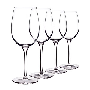 Luigi Bormioli Crescendo 20 Ounce. Bordeaux Wine Glasses, Set Of 4, Crystal SON-hyx Glass, Made In Italy.