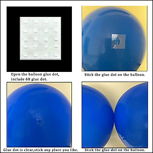 Blue Yellow White Balloon Garland Kit, 90 Pack Blue Yellow White Latex Balloons for Baby Shower Anniversary Birthday Wedding Graduation Office Party Decoration