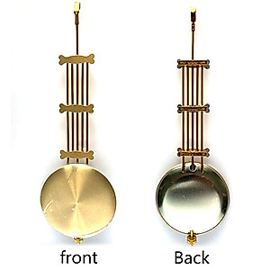 GNSN 1X Traditional Gold Wall Clock Pendulum Movement DIY Replacement Part Repair Kit Retro