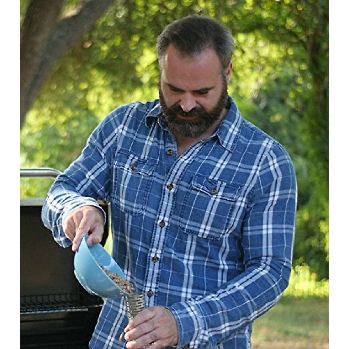 Artisan Griller Eazy-Q 6" Wood Pellet Tube Smoker for hot or cold smoking - Easy to use with any grill or smoker - Recipe Book included