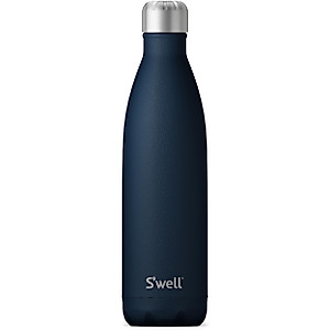 S'well Stainless Steel Water Bottle, 25oz, Azurite, Triple Layered Vacuum Insulated Containers Keeps Drinks Cold for 48 Hours and Hot for 24, BPA Free, Perfect for On the Go