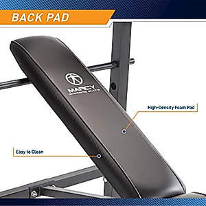 Marcy MD-2082W Diamond Elite MD Standard Bench with 100 lb. Weight Set