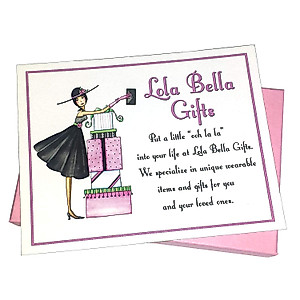 Lola Bella Gifts Pink Flamingo Crystal Bracelet with Gift Box