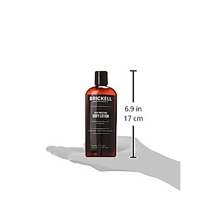 Brickell Men's Deep Moisture Body Lotion for Men, Natural and Organic Protects and Hydrates Dry Skin, 8 Ounce, Scented