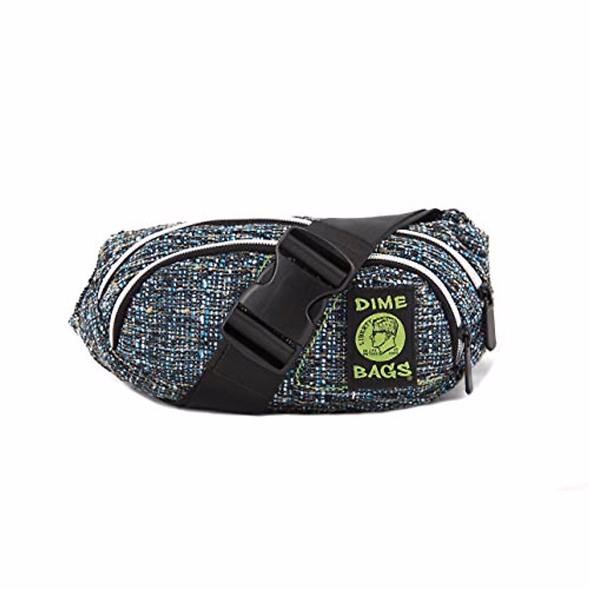Dime Bags Fanny Pack | Hemp Waist Bag with Spacious Storage and Adjustable Strap (Glass)